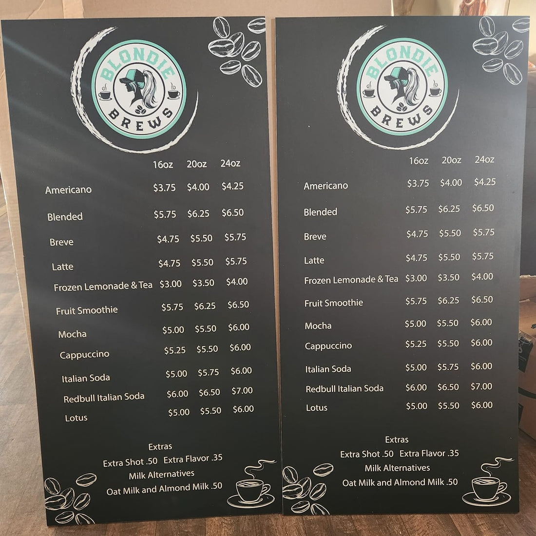 Custom Menu Board Sign – Business Signs & More